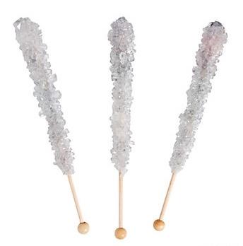 Rock Candy Stick Silver - 18 Count Pack – Sweet Tooth Candy Buffets